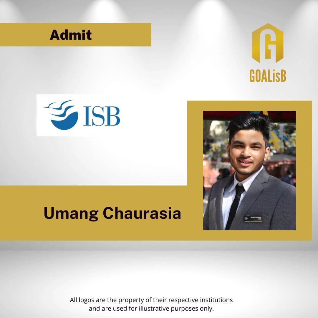 Umang Chaurasia | GOALisB